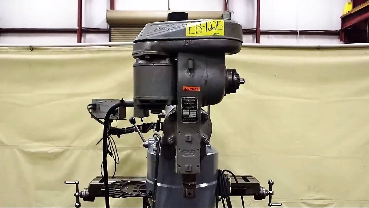 BRIDGEPORT 1/3 HP Model E Shaping Head 6 Speed 1/8” to 4” Stroke