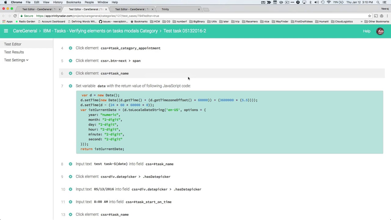Execute custom JavaScript code