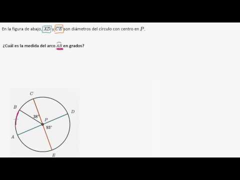 Calcular medidas de arcos (video) | Khan Academy