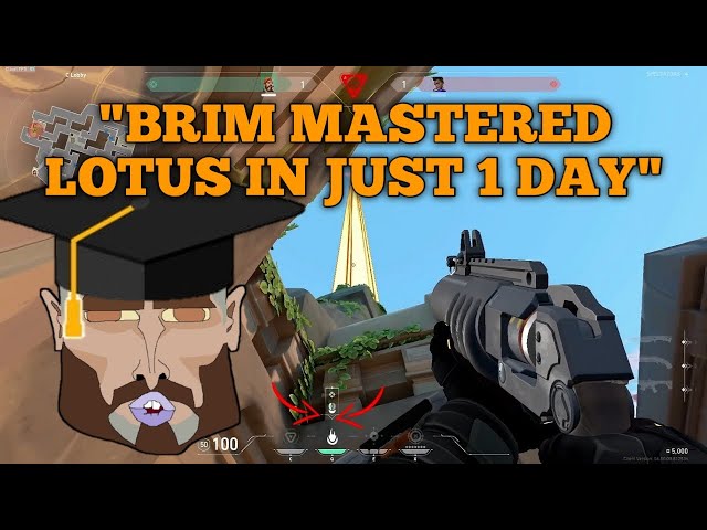 Best Brimstone lineups for Lotus in Valorant
