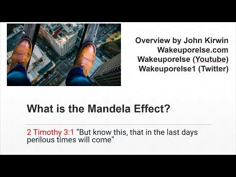 What is the Mandela Effect (2 Min Vid)