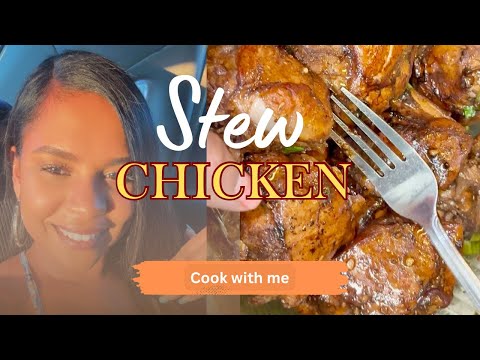 How to Make the BEST Stew Chicken #jamaicanstyle step by step