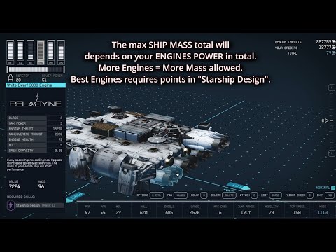 STARFIELD │SHIP BUILDING│How to CALCULATE your Maximum MASS per SHIP CLASS A-B-C│Guide 2023