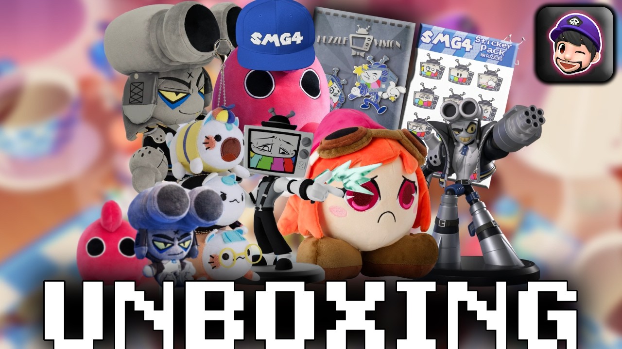 SMG4 MEGA MERCH UNBOXING!