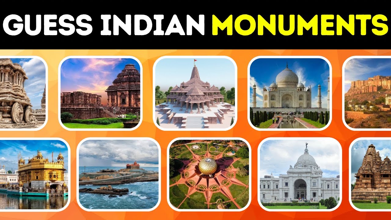 Guess the Indian Monuments ? 🏰🏯| Ultimate Indian Monuments Quiz