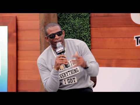 HOF DEION SANDERS describes the meaning of "Must Be the Money" #SUPERBOWLLIV
