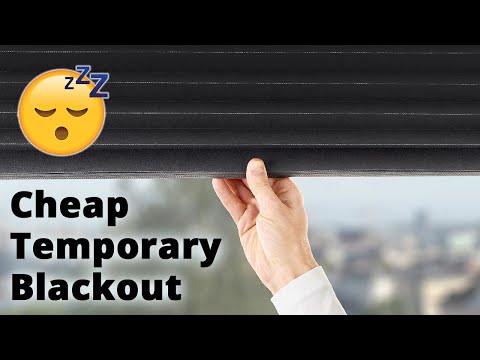 Removable Blackout Window Covering from IKEA - Cheap, Easy, No Film, Shade, or Curtain!