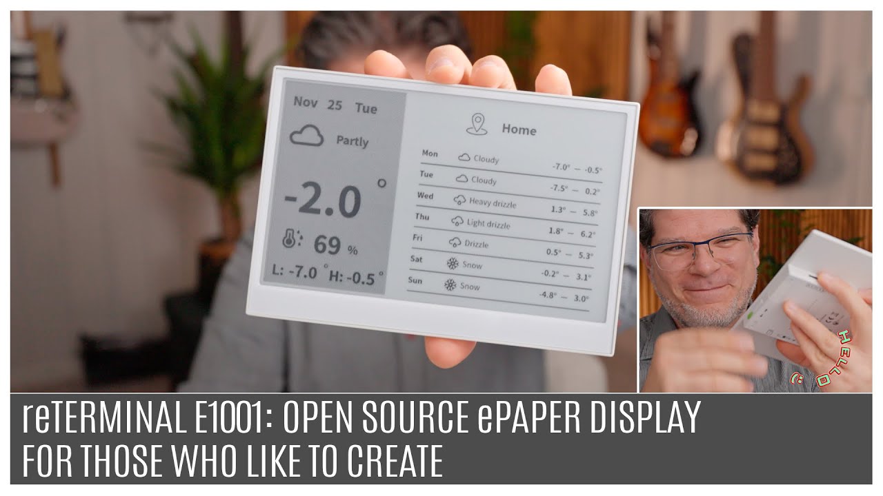 reTerminal E1001 First Look | Open Source ePaper Display For Those Who Like to Create