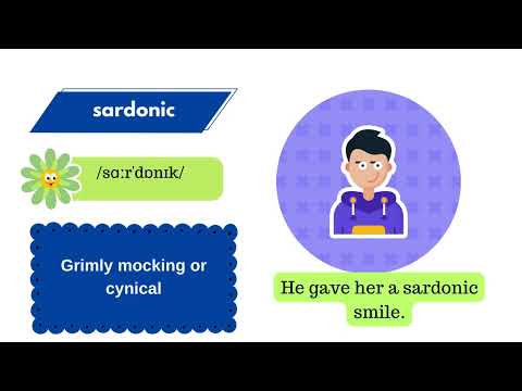 How to Pronounce Sardonic in British Accent Correctly-English With Zee