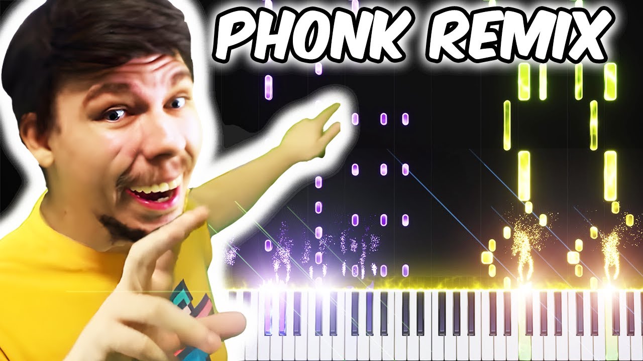 Mr Beast Phonk - Piano Tutorial (Sheets + MIDI)