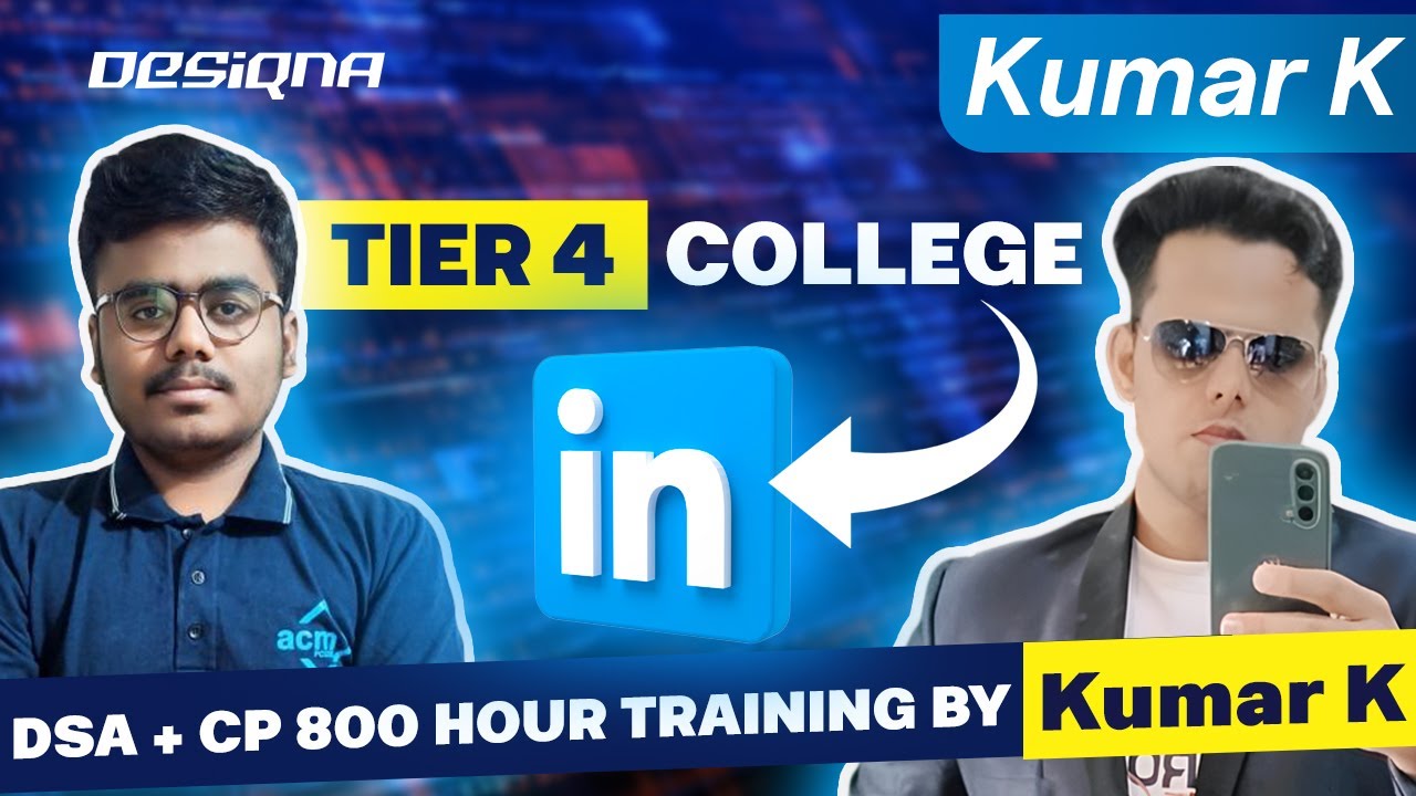 Kumar K Student from Tier-4 College Cracks 40LPA Linkedin SDE Offcampus Offer
