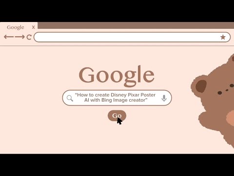 How to Create Disney Pixar Poster AI with Bing Image Creator By Shafa Aulia Machda