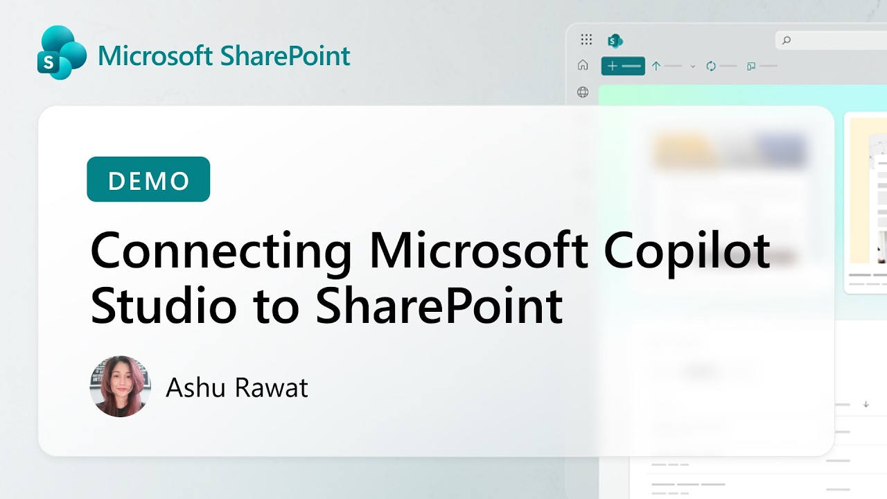 Connecting Microsoft Copilot Studio to SharePoint