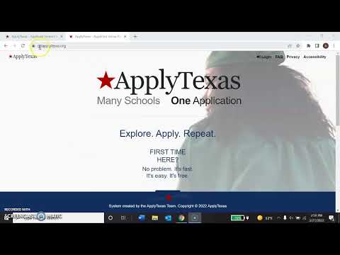 Apply Texas Instructional Video