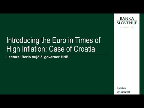 Introducing the Euro in Times of High Inflation: Case of Croatia