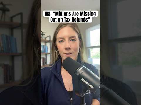 IRS Says Millions Are Missing Out on Tax Refunds. Are You? #taxrefund #taxcredits