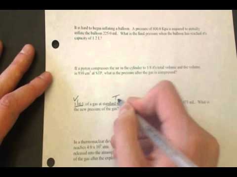 Boyle's Law Extra Practice