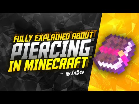 Fully Explained about Piercing Encantment in Minecraft (Tamil) | Par Gaming - MC | MC Enchantment |