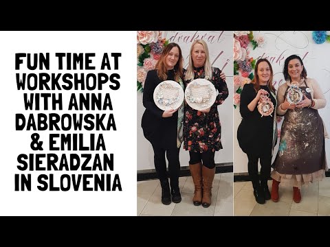 Mixed media art | Workshops in Slovenia | Anna Dabrowska | Emilia Sieradzan
