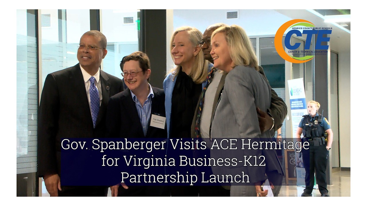 Gov. Spanberger Visits ACE Hermitage for Launch of Virginia Business K12 Partnership