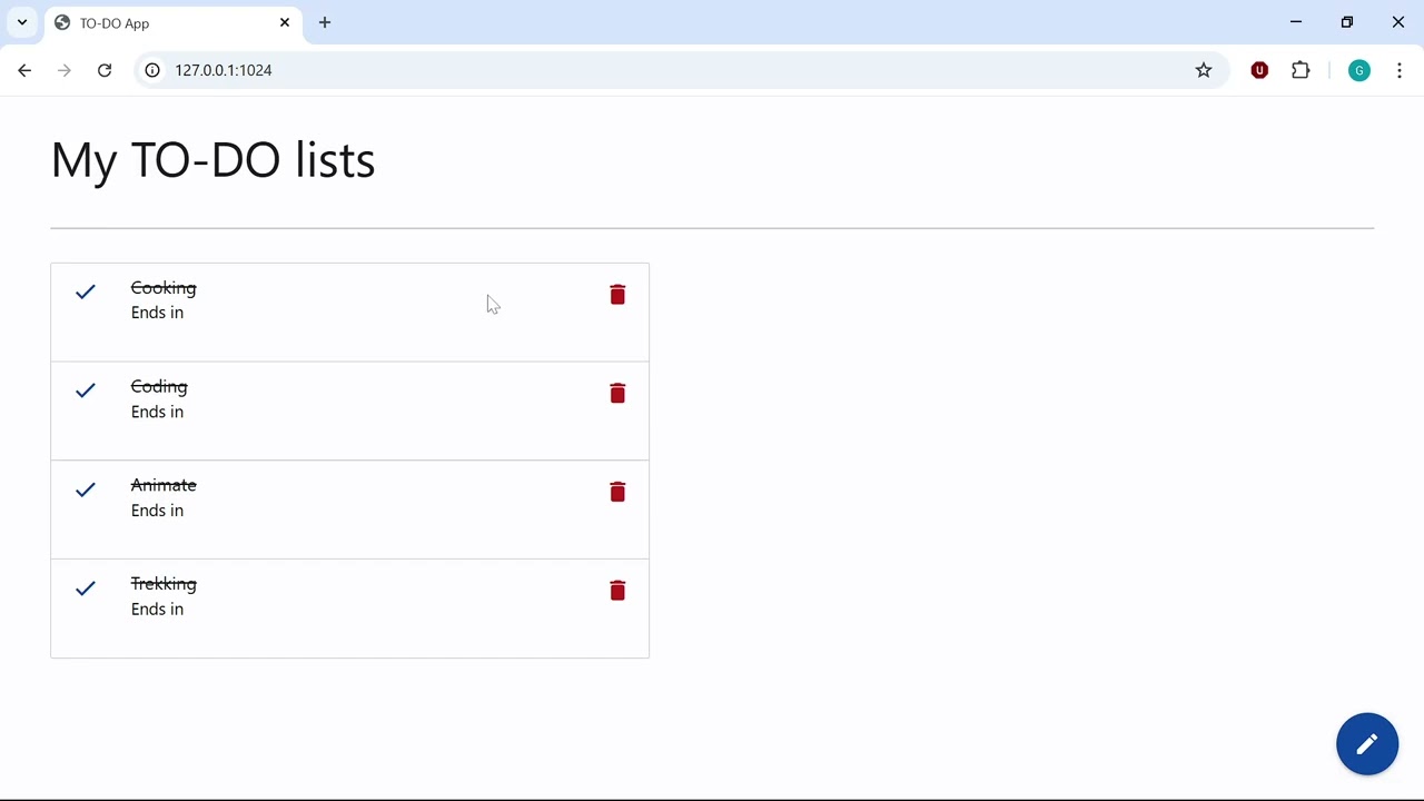 [PROJECT:DEMO] TO-DO CBP Feature Demo.