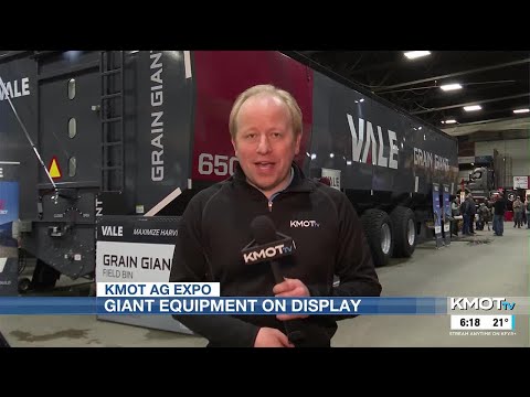 Larger-than-life equipment showcased at the KMOT Ag Expo
