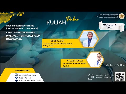 First Trimester Screening Early Pregnany Screening; Early Detection and Intervention for Better Gene