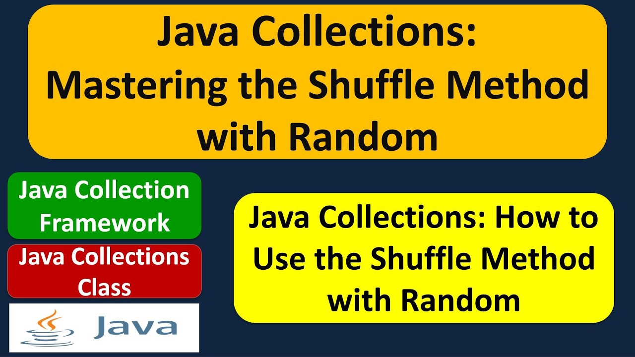 Java Collections: Mastering the Shuffle Method with Random | Java Collection Framework