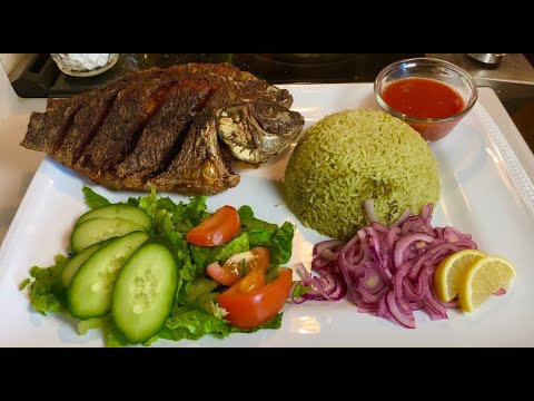 MOJARRAS FRITAS (WHOLE FRIED FISH) & Cilantro Lime Rice
