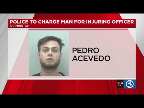 VIDEO: Farmington police to charge man for seriously injuring officer with stolen vehicle