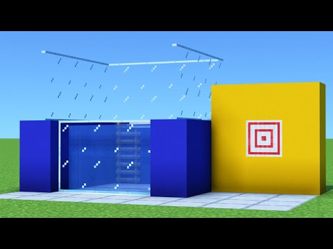 Minecraft Tutorial: How To Make A Working Dunk Tank "Fair Part 17"