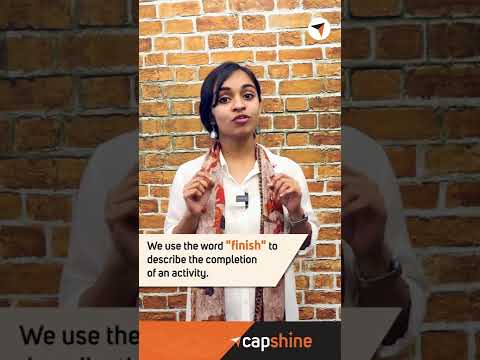 Does "finish" and "end" mean the same? | Learn English | Capshine #shorts #youtubeshorts #ytshorts