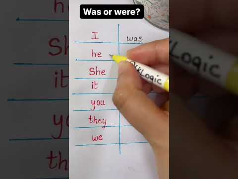 WAS/WERE use #english #basic #grammar #speaking
