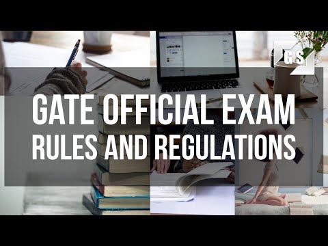 GATE official: How to take exam? Rules and Regulations | Mock GATE with onscreen calculator.