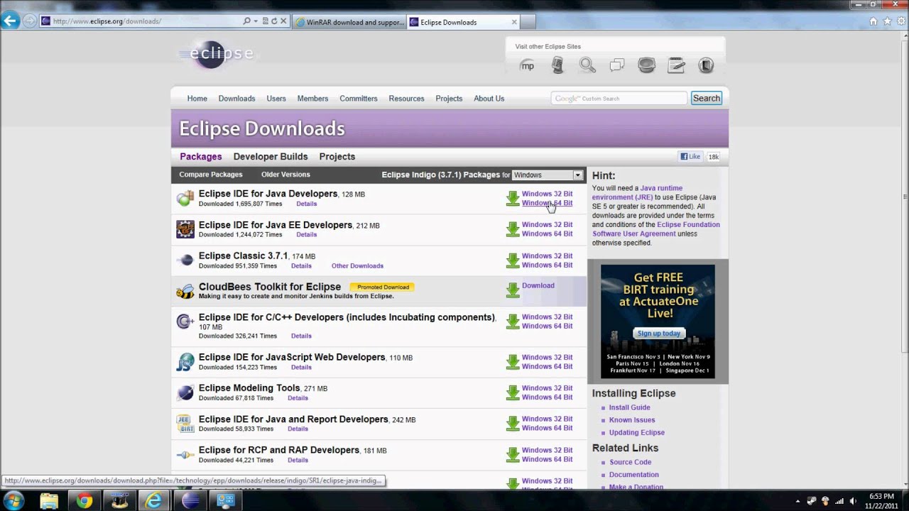 How to install Eclipse IDE Java on Windows