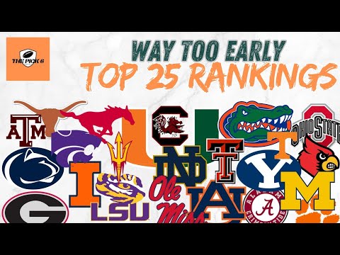 POST SPRING TOP 25 COLLEGE FOOTBALL RANKINGS