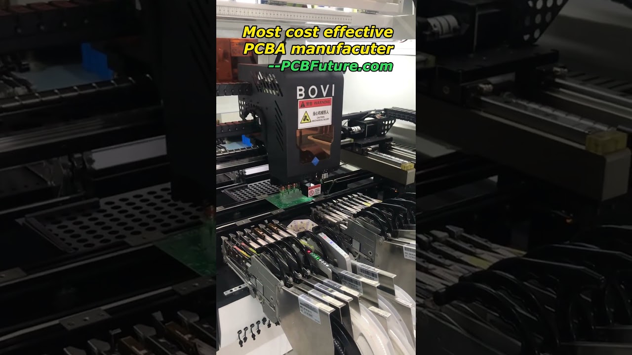 High-speed PCB pick-and-place: Precision, speed, ready to quote!  #pcb #pcba #SMT #machine