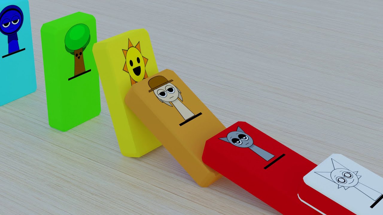 SPRUNKI Retake Domino Effects v2