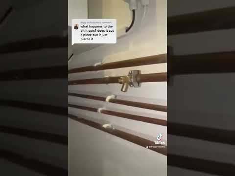 Draining a heating system without a drain point