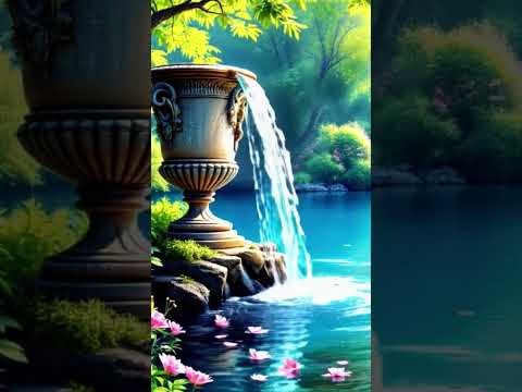 You Won't Believe This Hidden Garden Waterfall! 5 Minute countdown Timer
