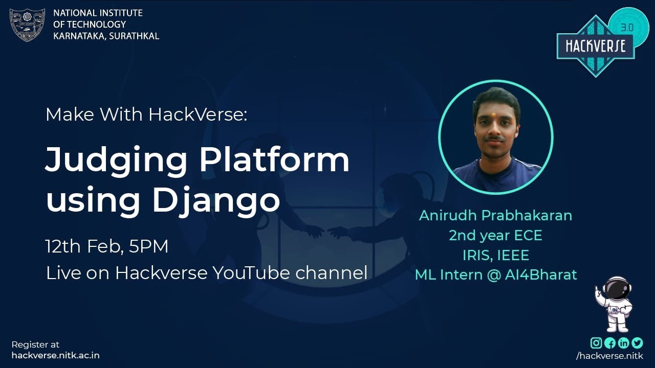 Make with HackVerse | Judging Platform Using Django