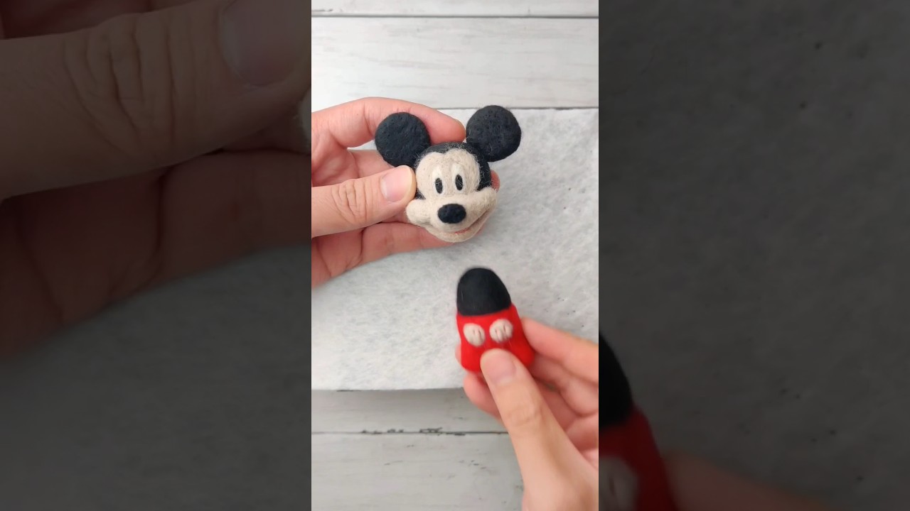 Mickey Mouse Satisfying Wool Art
