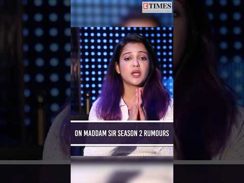 Gulki Joshi reacts to rumours of her doing season two of Maddam sir!