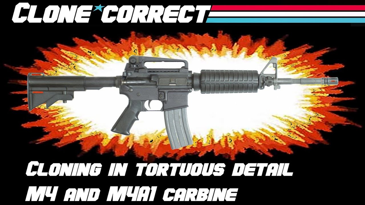 M4 / M4A1 carbine. Parts evolution & cloning in tortuous detail.