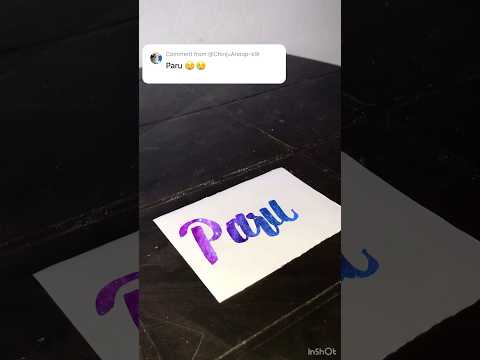 Comment your name 💖✨#shortsfeed #nhuandaocalligraphy#calligraphylattering #nameinitials #fypシ゚viral