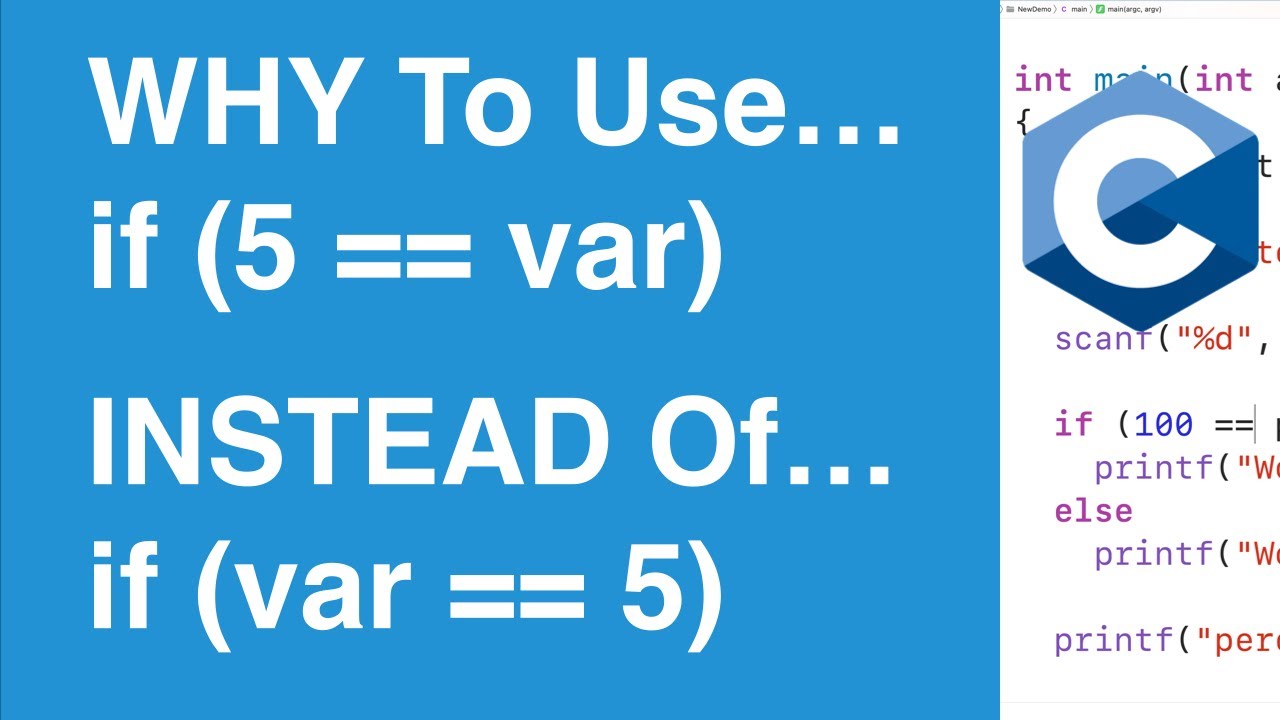 If Statement Best Practice | C Programming Tutorial