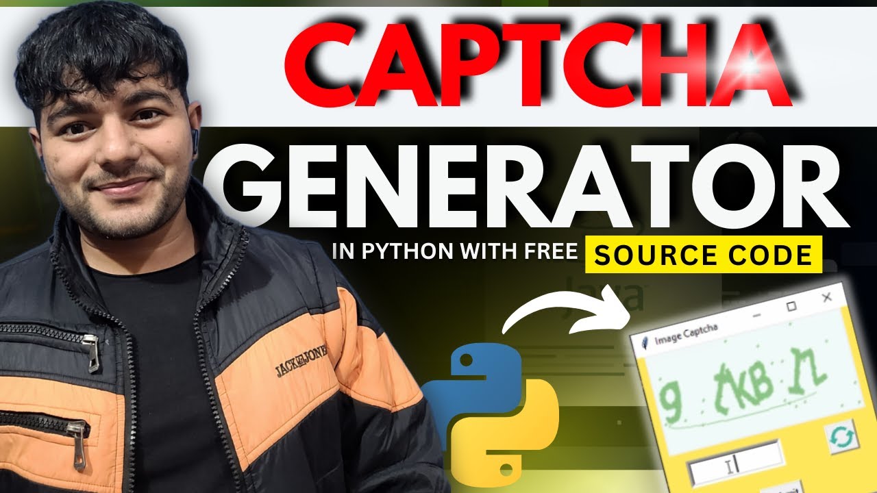 Captcha Generator In Python With Source Code Free || Python Projects With Source Code | Project -1