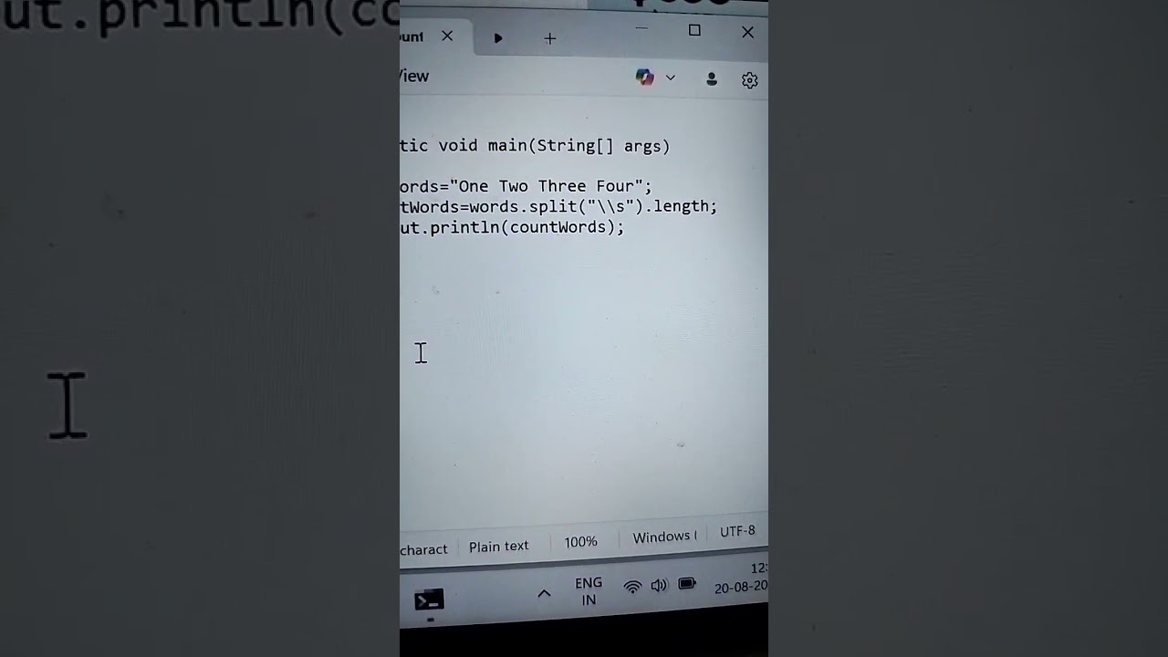 Count word in Java #java #coding #coder #developer #programming