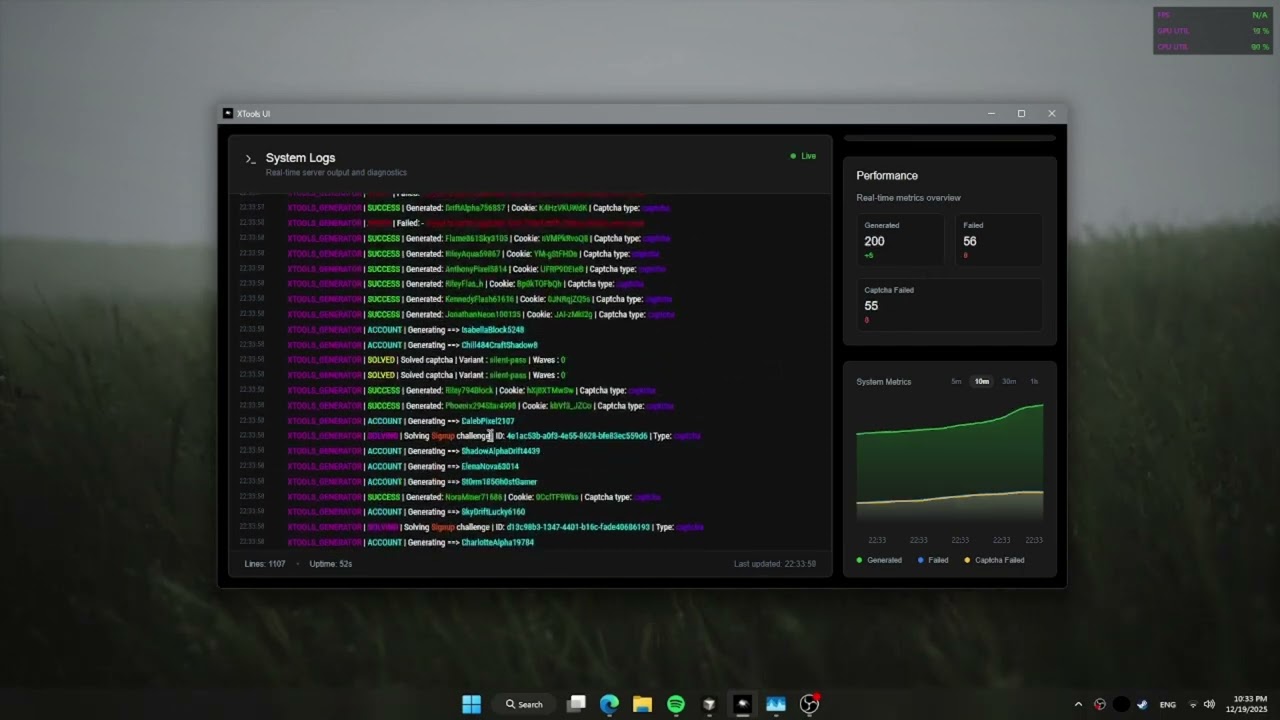 Roblox account/cookie generator showcase