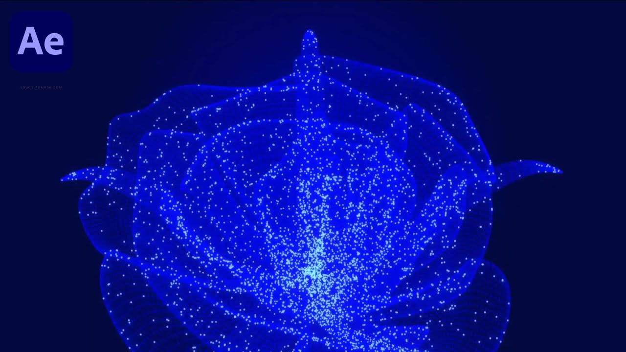 After Effects Trapcode Particular, Form Animation Rose Tutorial